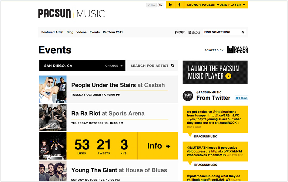 PacSun Web Design & Digital Marketing | Cuker Work
