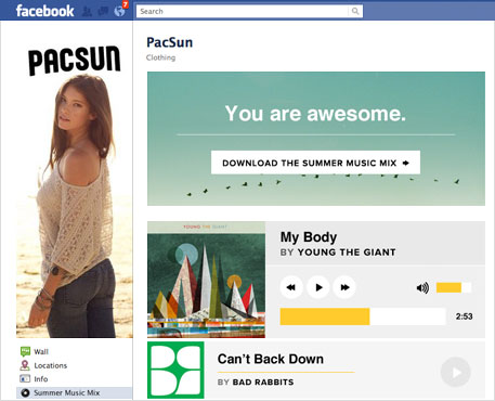 PacSun iPad App Digital Marketing Campaign | Cuker Work